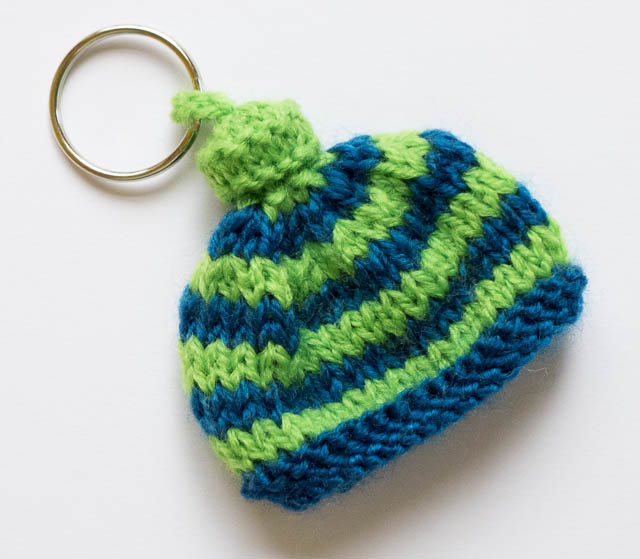 Knitted Hat Keyring £4 | handmadebykatherine